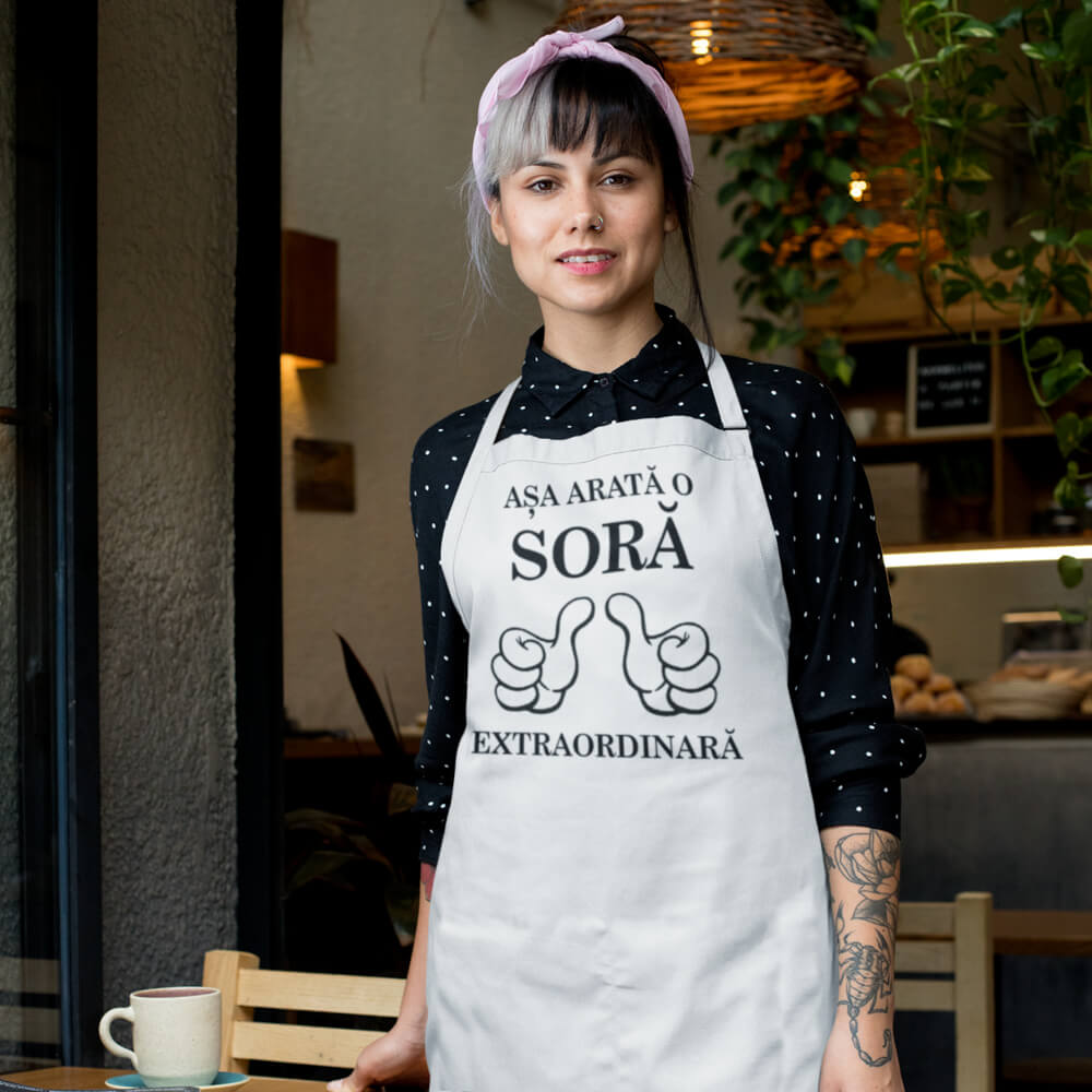 Sort personalizat cu text - Asa arata o sora extraordinara – Revelarta.ro