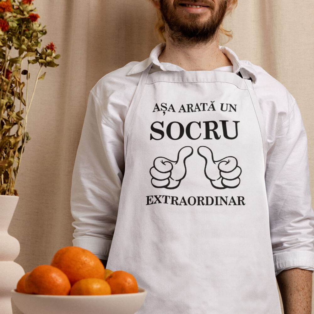 Sort personalizat cu text - Asa arata un socru extraordinar – Revelarta.ro