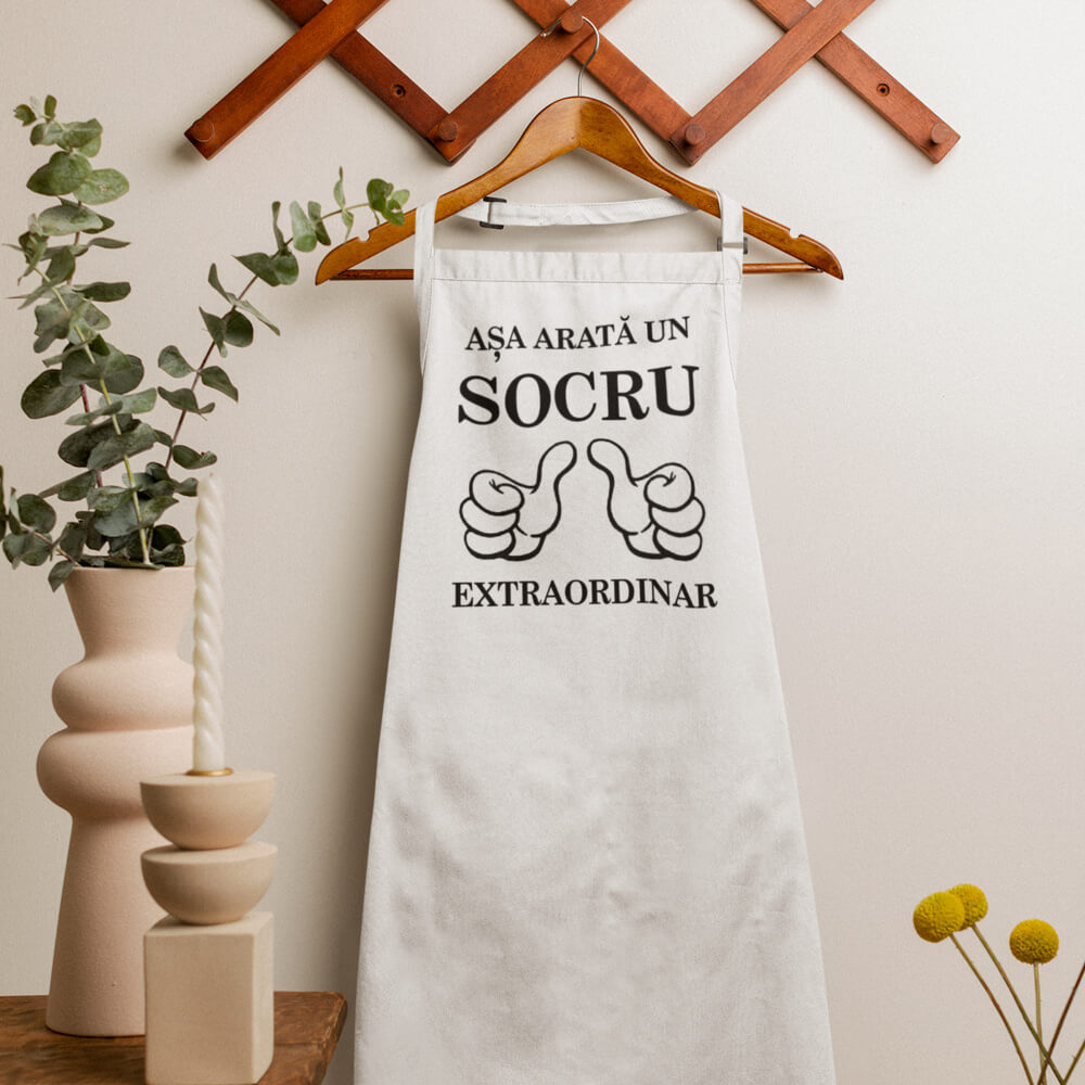 Sort personalizat cu text - Asa arata un socru extraordinar – Revelarta.ro