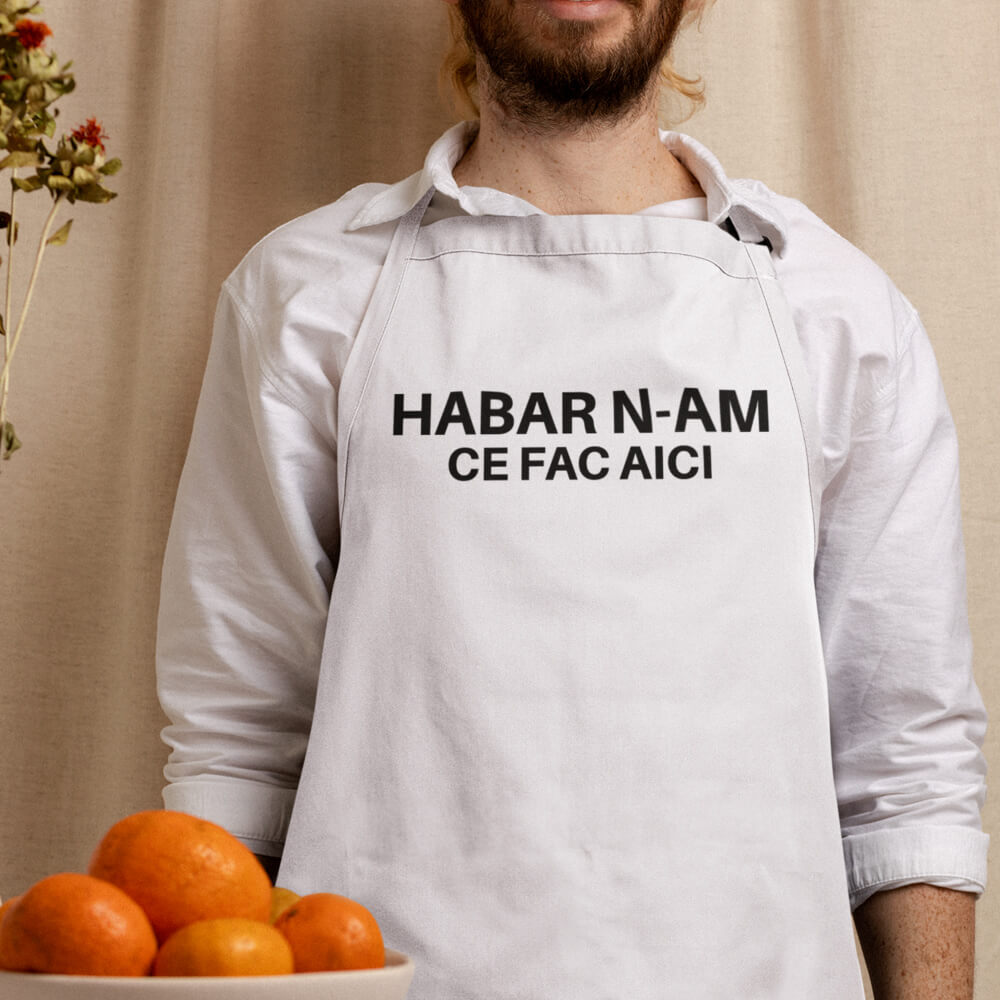 Sort personalizat cu mesaj - Habar n-am ce fac aici – Revelarta.ro