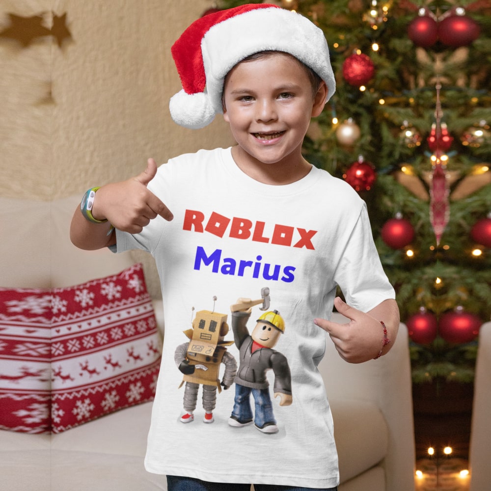 Tricou Roblox cu nume pentru copii – Revelarta.ro